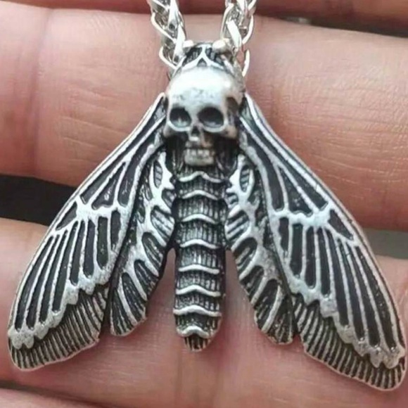 Accessories | Hannibal Death Moth Dark Butterfly Skeleton Skull Mothra ...